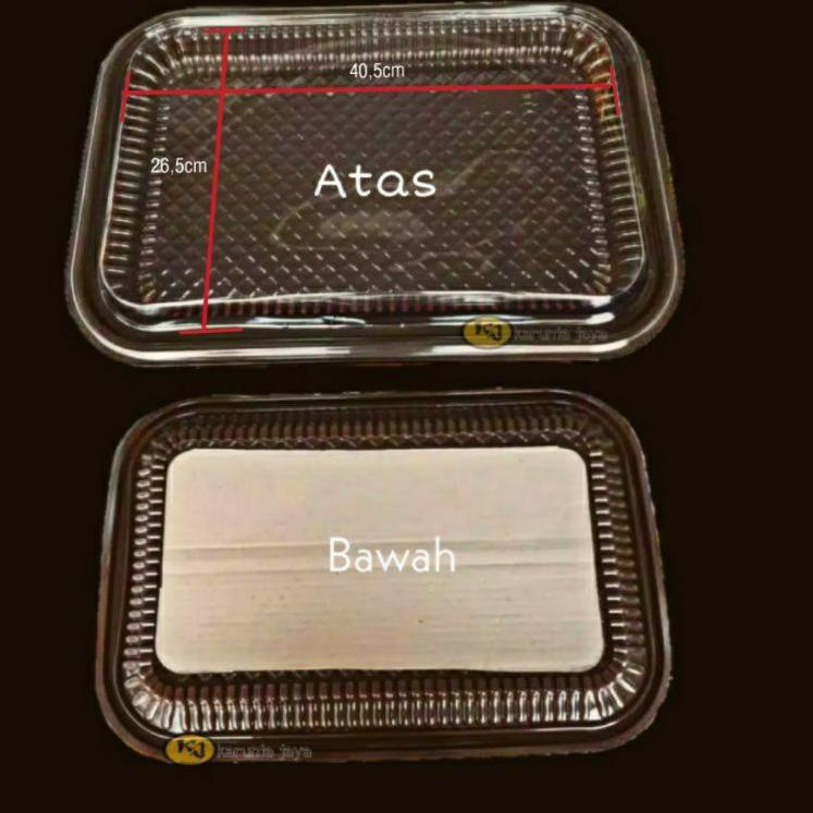 Jual Super Korting Tray Mika Nampan L Besar + Alas Kardus (10pcs ...