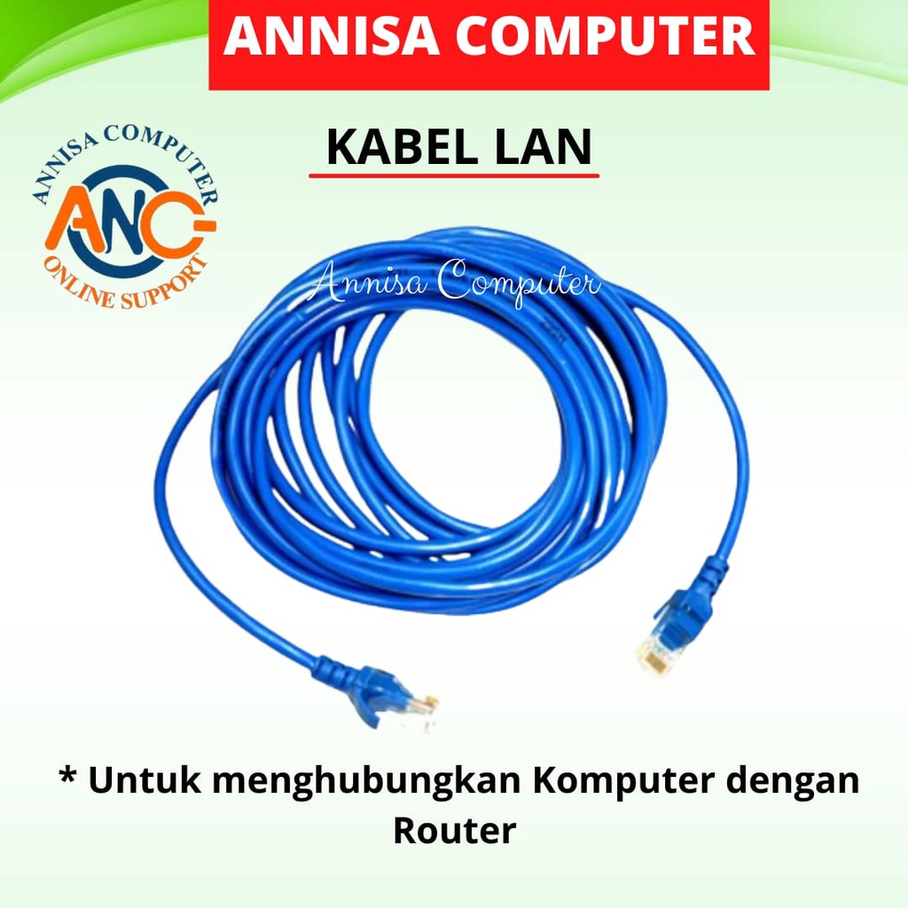 Jual KABEL LAN UTP 3 Meter JXD - LINK / RJ45 / Penghubung / Warna Biru ...