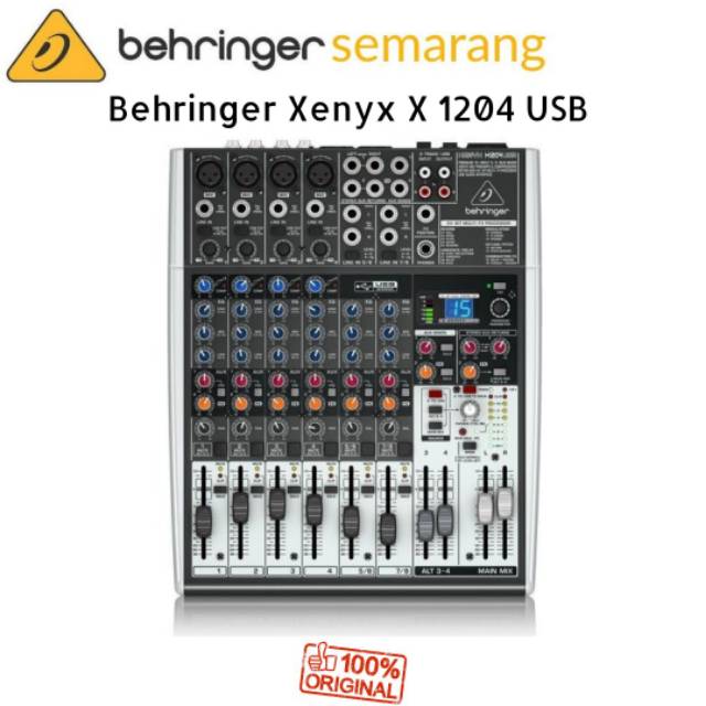 Jual Behringer Xenyx X1204USB / X1204USB / X 1204 USB Mixer Audio ...