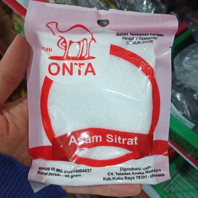Jual Asam Sitrat cap onta unta citric acid 50 gr | Shopee Indonesia
