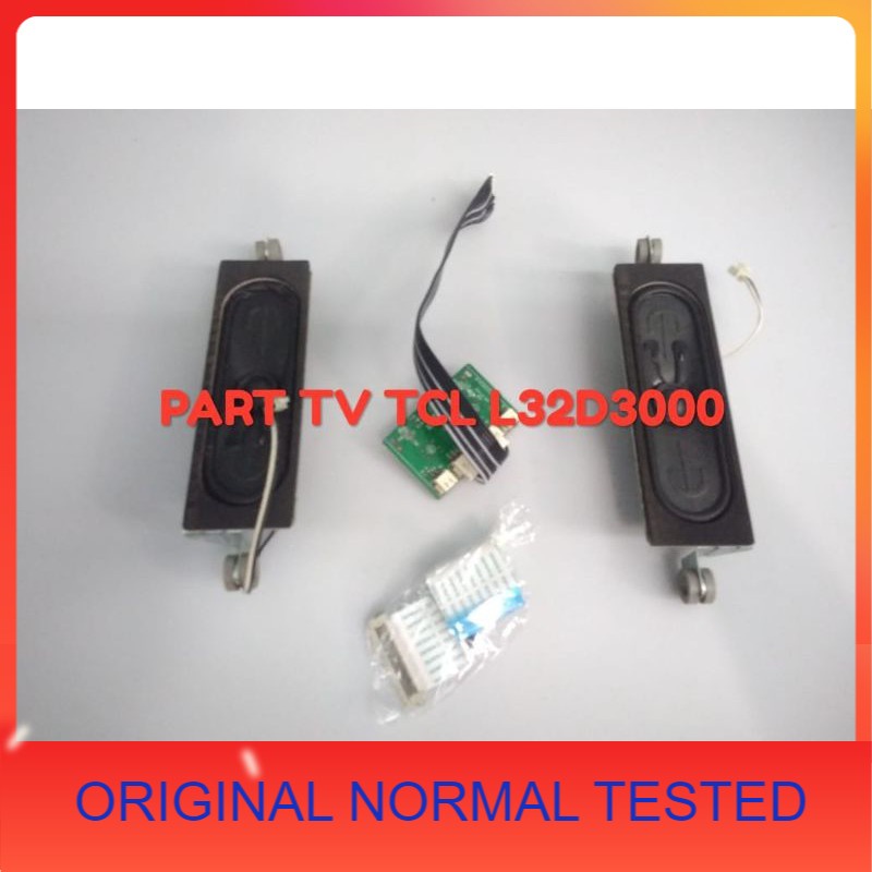Jual PAKET KOMPONEN TV TCL L32D3000-LVDS-IR TOMBOL PROG-SPEAKER ...