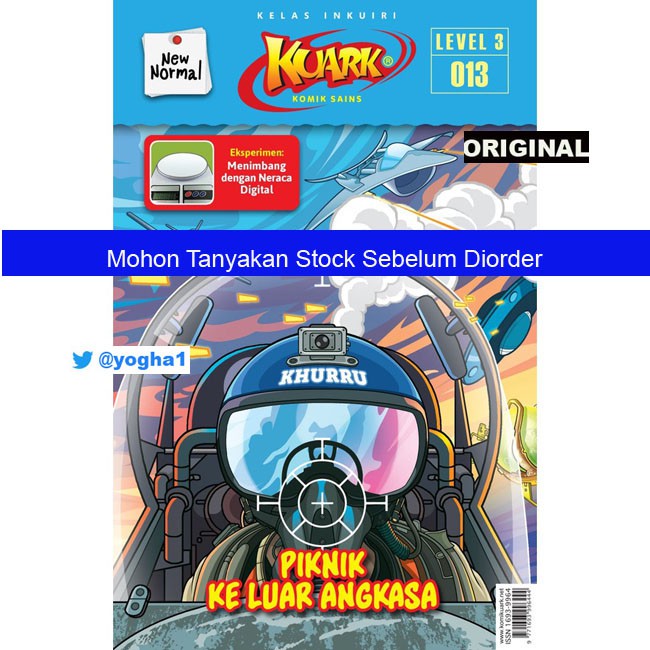 Jual ANAK CERDAS - KOMIK SAINS KUARK LEVEL 3 NOMOR 013 TAHUN XVII - NEW NORMAL - Materi OSK 2022 ...
