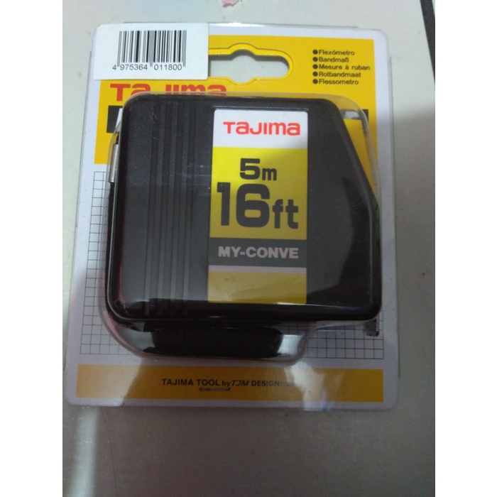 Jual Tajima meteran roll 5 meter, measuring tape MY CONVE 16 ft made in jpn Best Product ...