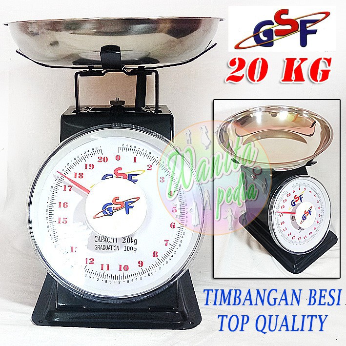 Jual Timbangan buah GSF 5kg / 10kg / 15kg / 20kg timbangan besi timbangan gsf analog timbangan ...