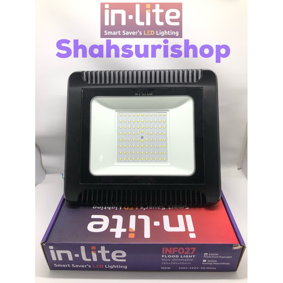 Jual LAMPU SOROT LED INLITE IN-LITE 100w 100 W 100 WATT FLOODLIGHT ...
