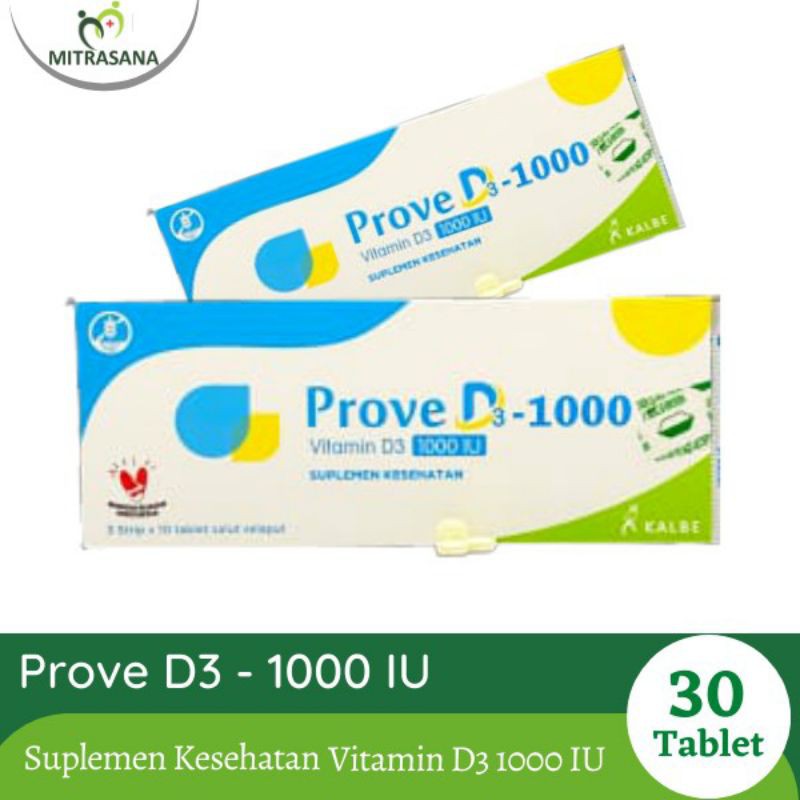 Jual PROVE D3 Tablet - Vitamin D3 1000 IU | Shopee Indonesia