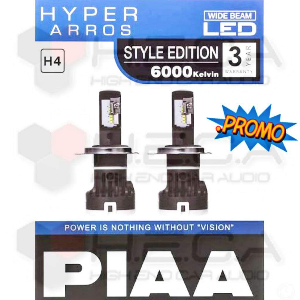 Jual LED PIAA Hyper Arros H4 6000k Lampu Headlamp Mobil Bohlam utama | Shopee Indonesia