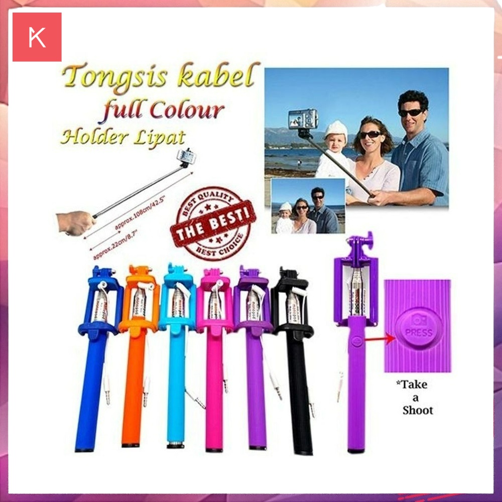 Jual ANG TONGSIS KABEL LIPAT HOLDER U GMC TS-05 WARNA WARNI MURAH DAN ...