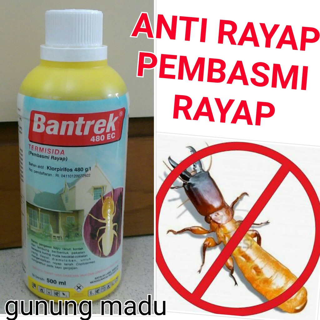 Jual ANTI RAYAP BANTREK 480 EC / 500 ML / PEMBASMI RAYAP OBAT RAYAP ...