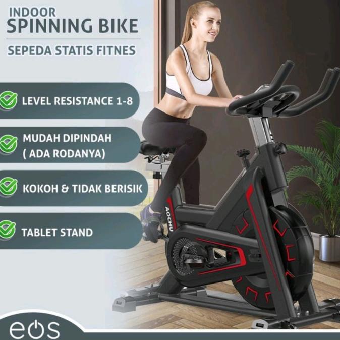 Jual Sepeda spinning bike alat olahraga kesehatan kebugaran fitness gym ...