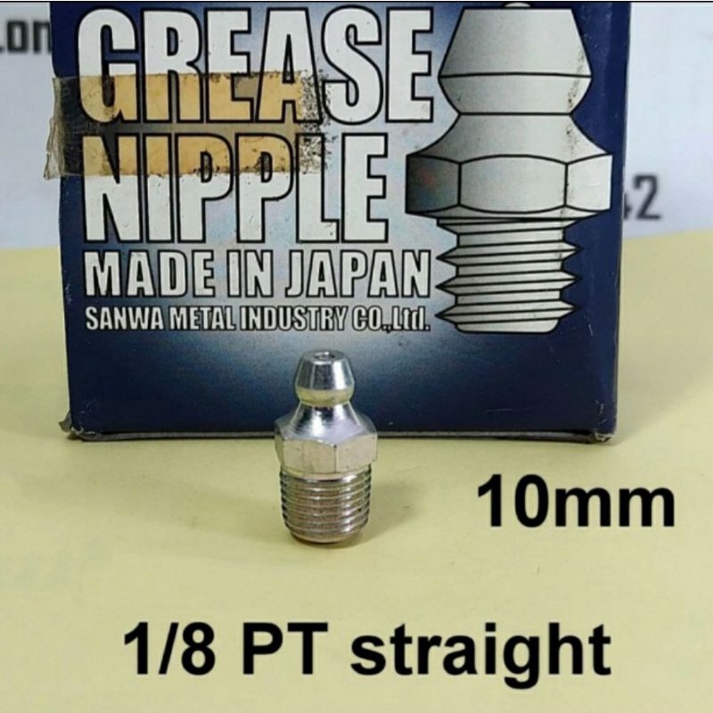 Jual Nepel Napel Nipple Grease Gemuk 1/8 PT Straight / Lurus SK Japan ...