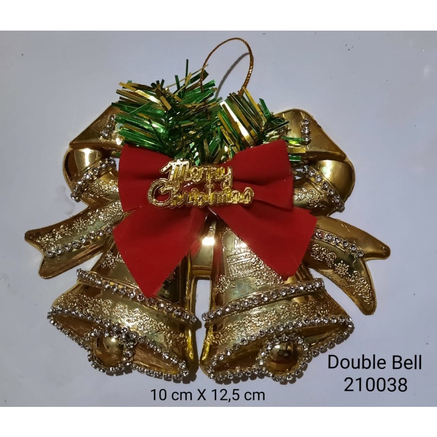 Jual Mainan Natal PMN 21-38 DOUBLE BELL PITA VARIASI PURNAMA DJAYA ...