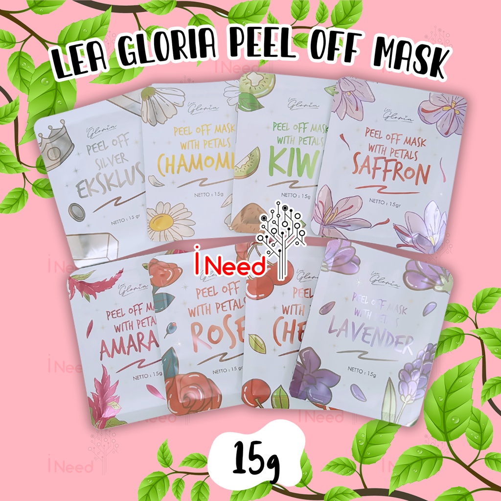 Jual (INEED) NEW Lea Gloria Peel Off Mask - 15g | Makser Peel Off Lea ...