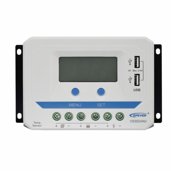 Jual Solar Charge Controler Scc Pwm Epever Vs3024Au Pwm 30A 12V/24V ...