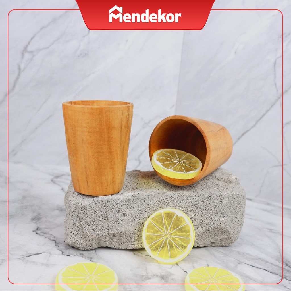 Jual Gelas Mug Cangkir Teh Kopi Kayu Jati Awet Cup Unik Teak Wood Tahan ...