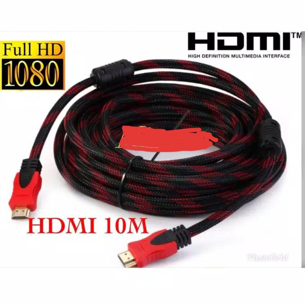 Jual [KODE PRODUK EHG8O9257] Kabel hdmi 10m 10 m 10 meter laptop ke led ...
