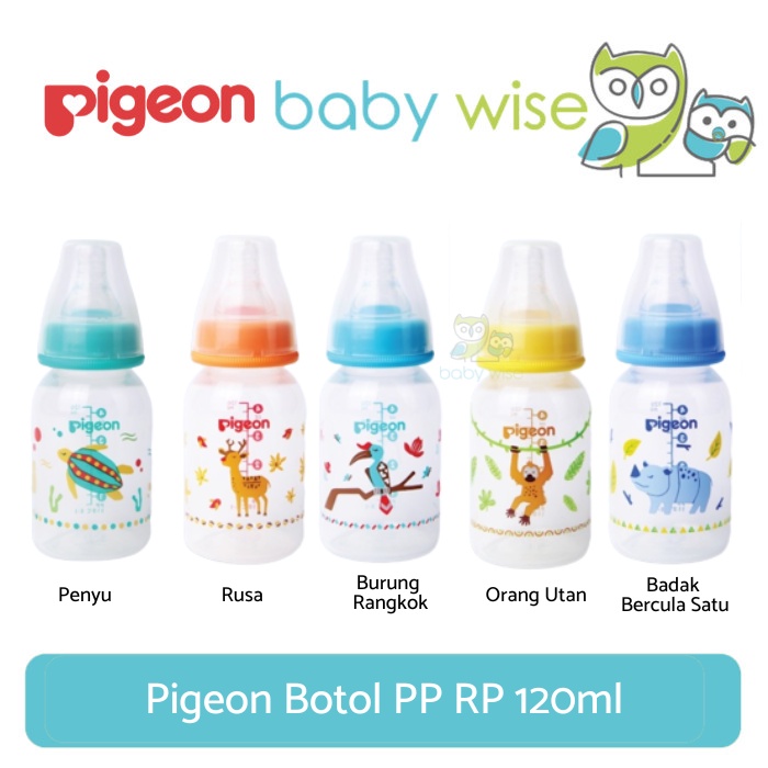 Jual Pigeon Botol PP RP 120ml - Botol Susu Bayi | Shopee Indonesia