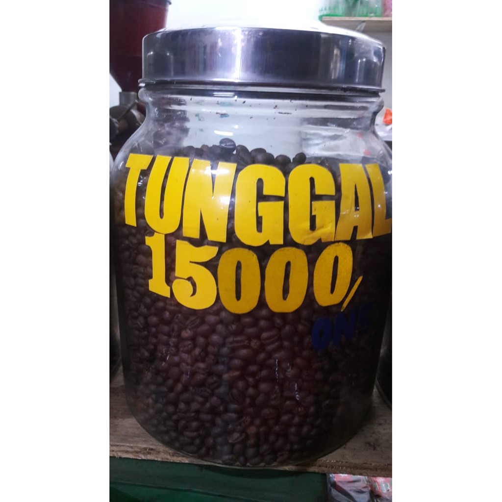 Jual Kopi Robusta Tunggal/Lanang/Jantan/Peaberry 100 Gram | Shopee ...