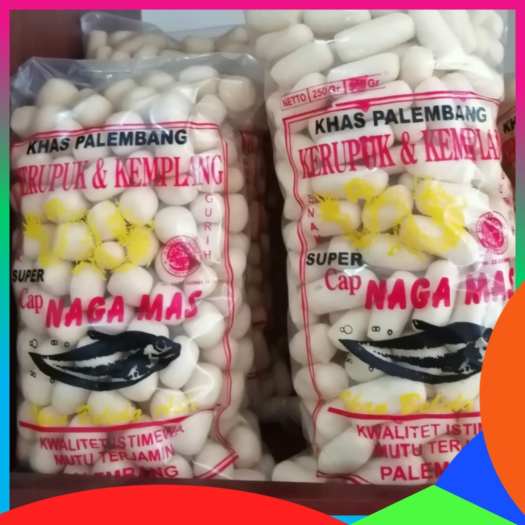 Jual Getas Asli Palembang 500 gram Ikan Tenggiri Kerupuk Dan Kemplang ...