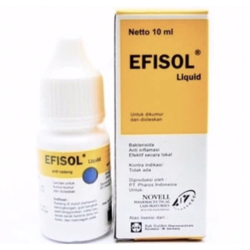 Jual Efisol 10 ml ( mengobati sariawan di mulut ) | Shopee Indonesia