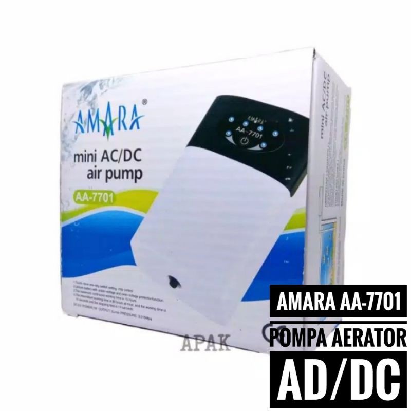 Jual Amara AA7701 pompa udara AC DC USB AA 7701 air pump aerator ...