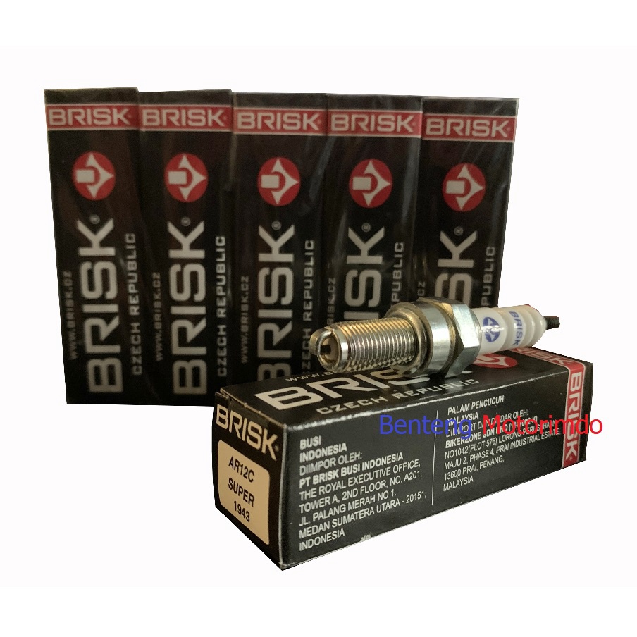 Jual Busi Motor BRISK Super - AR12C - Bebek - Matic - Sport - Panjang | Shopee Indonesia