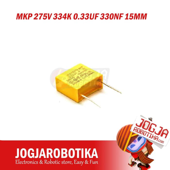 Jual Kapasitor MKP 275V 334K 0.33UF 330NF 15MM | Shopee Indonesia