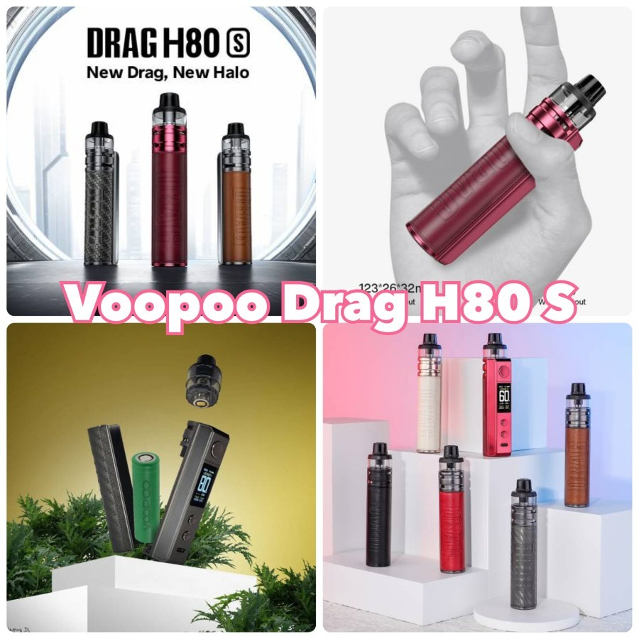 Jual DEVICE DRAG H80S POD MOD KIT AUTHENTIC BY VOOPOO DRAG H80 S KIT ...