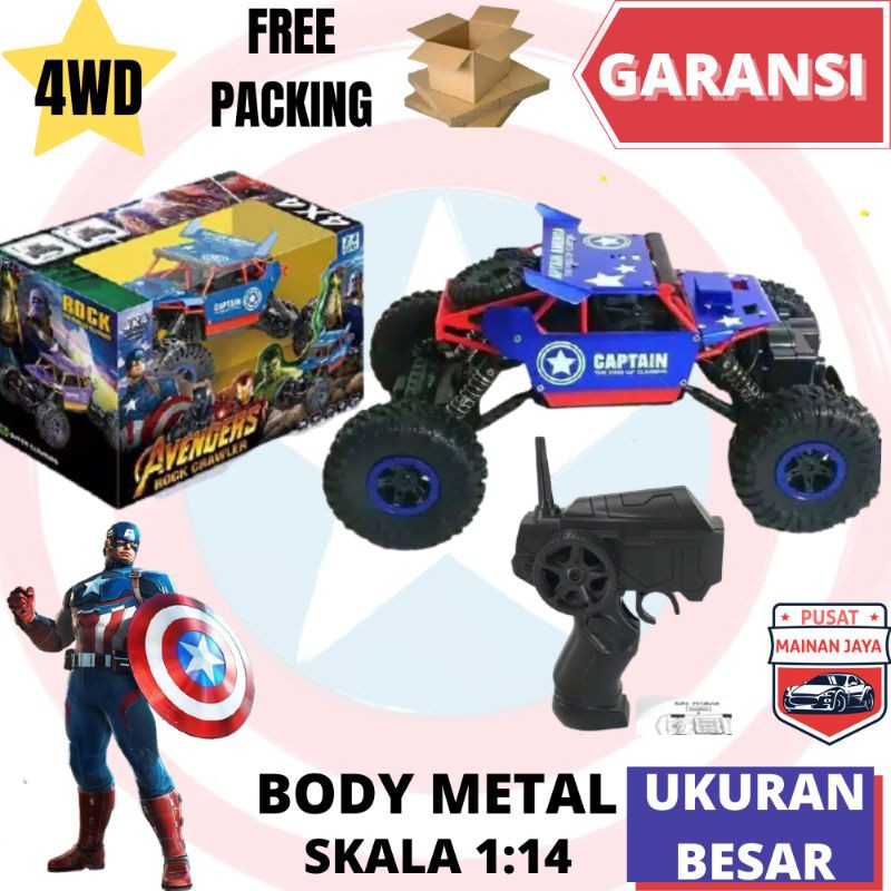 Jual mobil remote control offroud 4wd Rc mobil remot kontrol jeep off ...