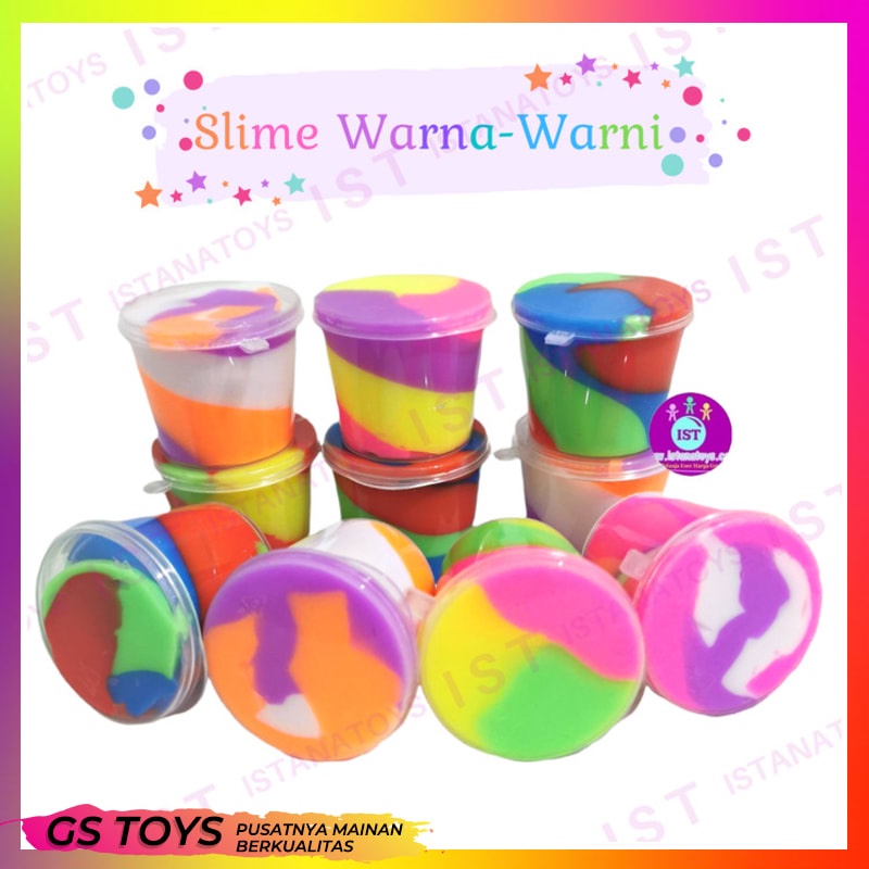 Jual Mainan Anak Slime Murah Slaim Estetik Slem Tidak Lengket Aesthetic ...