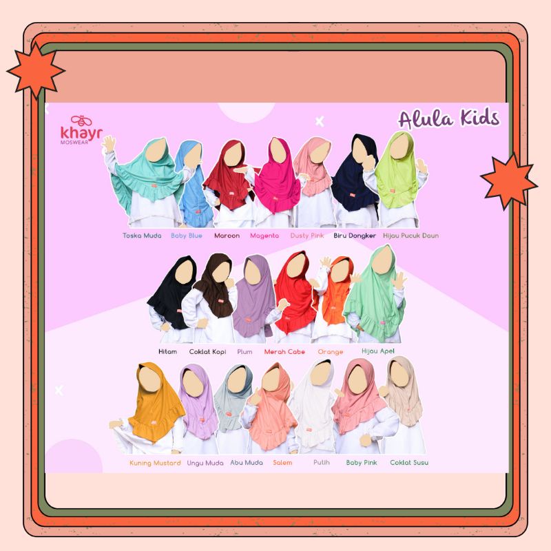 Jual Khayr Moswear Alula Kids Series Part 1 | Shopee Indonesia
