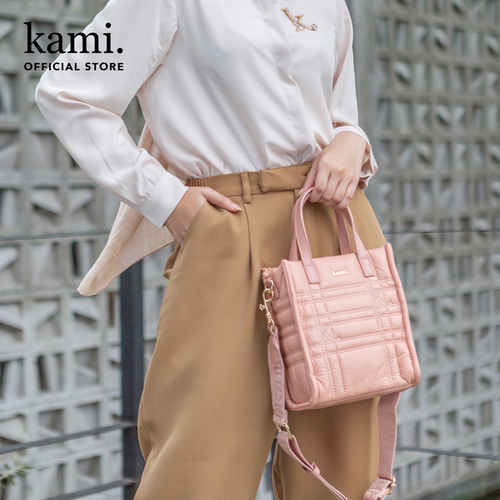 Jual Kami Mini Quilted Leather Tote Tas Wanita | Shopee Indonesia