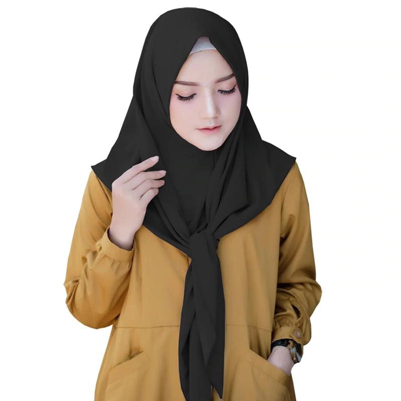 Jual PROMO !!! Hijab Jilbab Instan Kerudung Polos Bergo Syria Basic Zaida Instant Murah Terbaru ...