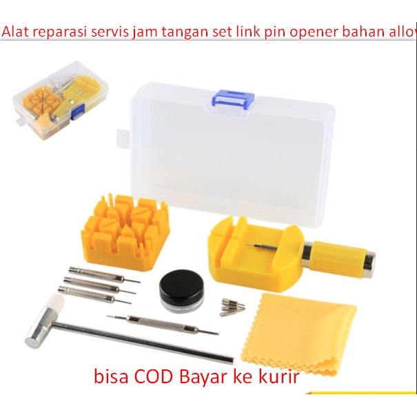 Jual Alat reparasi servis jam tangan set link pin opener bahan alloy ...