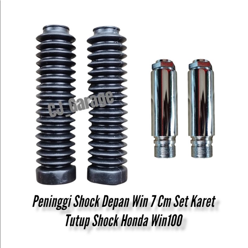 Jual Peninggi Shock Depan honda win 7cm Set Karet Tutup Sock peninggi ...