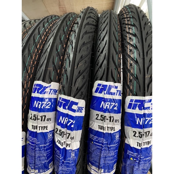 Jual Ban Luar Ring 17 IRC 250-17 NR72 TUBE TYPE (Bukan Tubeless ...