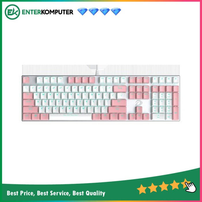 Jual Dareu Glory EK-810 (Pink/White Pink) Mechanical Gaming Keyboard ...