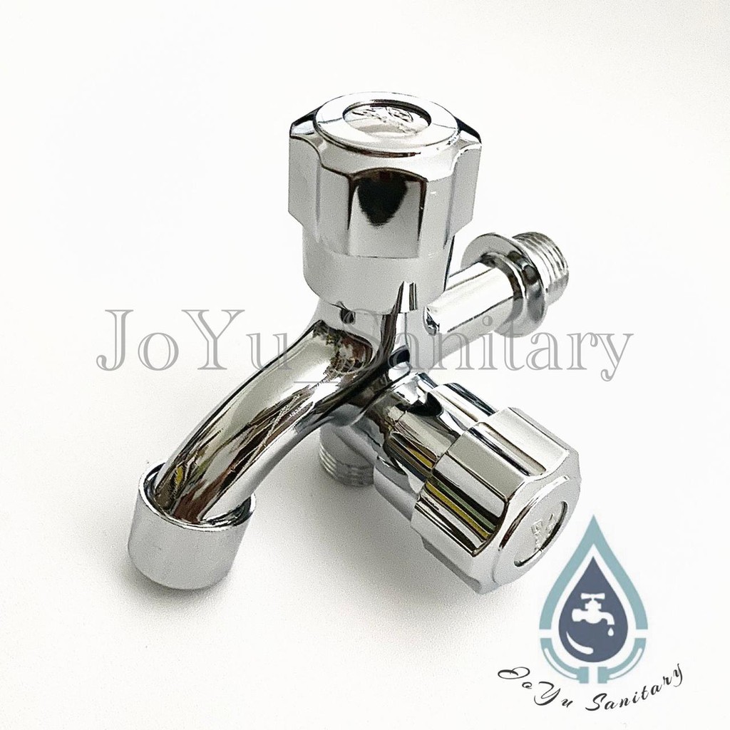 Jual Kran Cabang BULAT Murah GV- Keran Air Double dua Shower Mandi ...