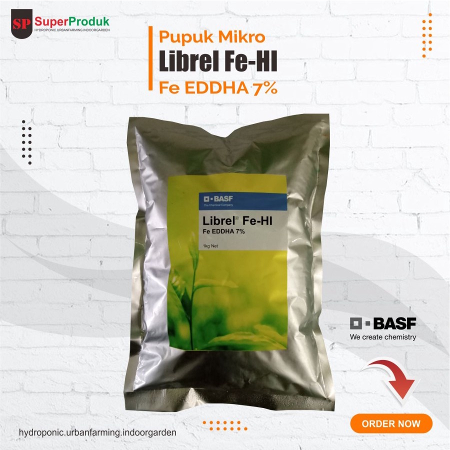 Jual Pupuk Mikro Fe Eddha BASF 1kg Librel Fe Hi | Shopee Indonesia