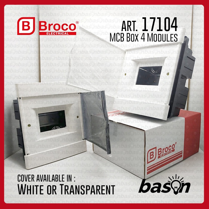 Jual BROCO MCB Box 17104 - Kotak MCB 4 Group Inbow - MCB Panel Flush ...