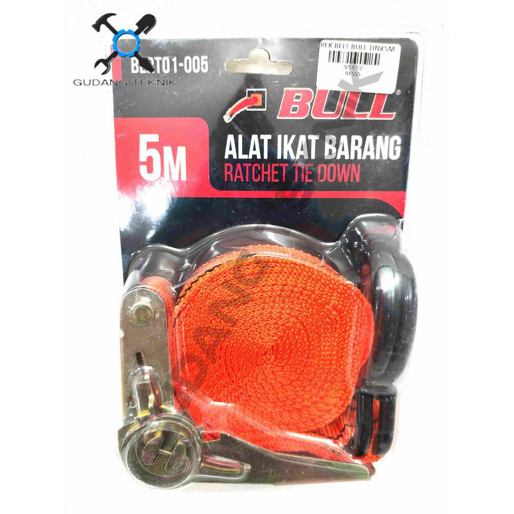 Jual Tali Trek Belt 1 Ton 1" x 5 Meter BULL / Tali Pengikat Barang 1 ...