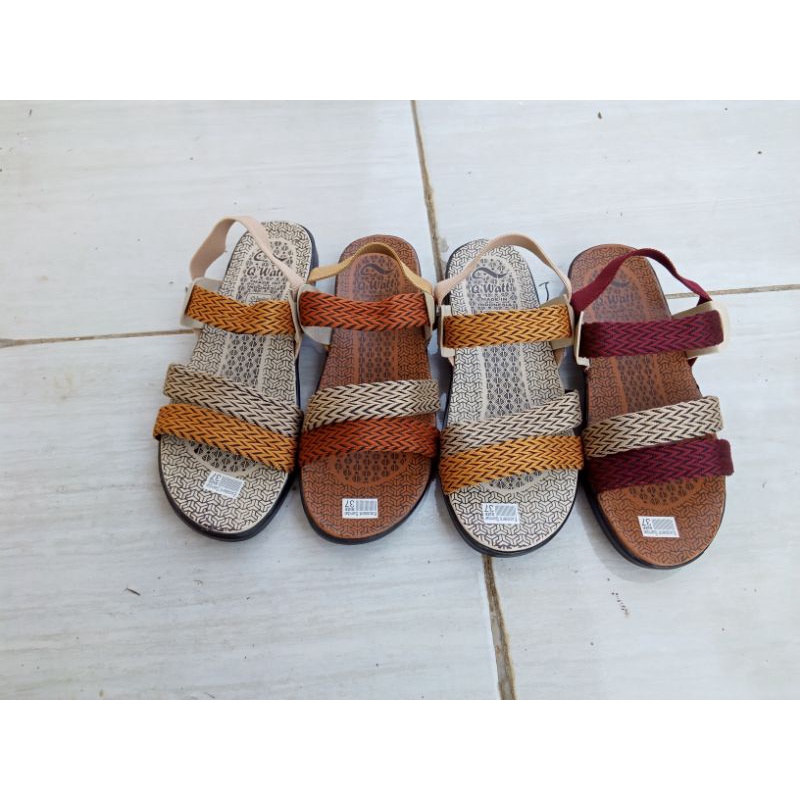 Jual Sandal turki trepes teplek flat wanita paket 10 pasang | Shopee ...