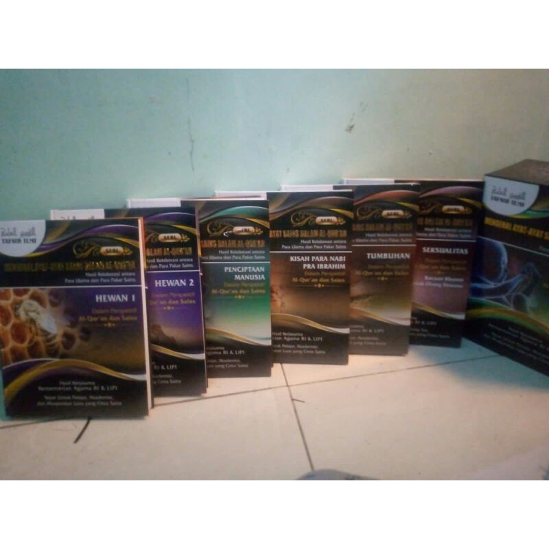 Jual [TERMURAH] TAFSIR ILMI MENGENAL AYAT AYAT SAINS DALAM AL QUR'AN 14 JILID | Shopee Indonesia