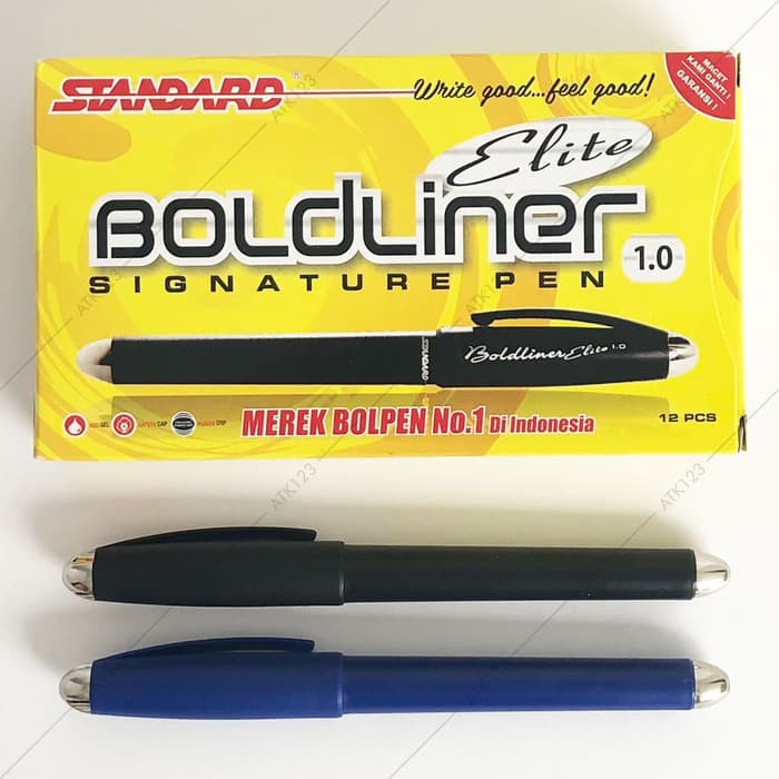 Jual Jual Pulpen Standard Boldliner Elite Signature Pen Blue ...