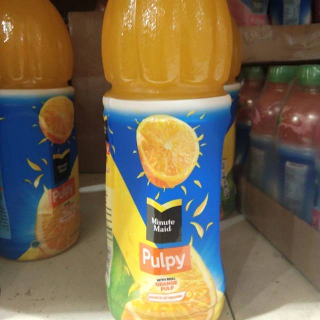 Jual Minute maid pulpy orange 1 liter x 12 pcs | Shopee Indonesia