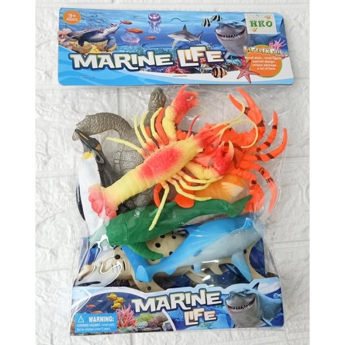 Jual AMO-Marine Life 661-38 - Mainan Figure Miniatur Hewan Laut Sea ...