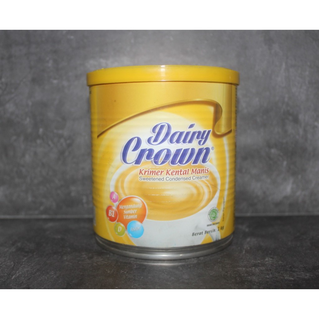 Jual Susu Kental Manis Dairy Crown 1 KG Per Kaleng | Shopee Indonesia