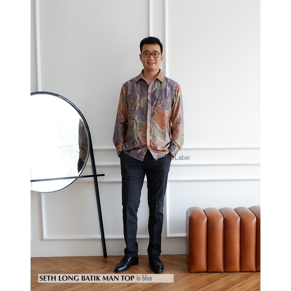Jual SETH LONG BATIK MAN TOP - JOTHELABEL (KEMEJA SAJA) | Shopee Indonesia