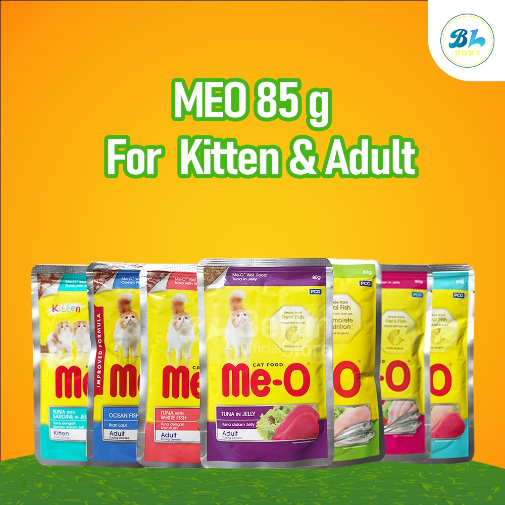 Jual Meo Cat Food Sachet 80 g Makanan Basah Kucing | Shopee Indonesia