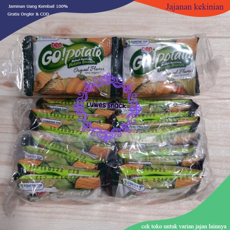 Jual siantartop gopotato isi 10pcs-jajanan jadul - snack jadul-biskuit ...